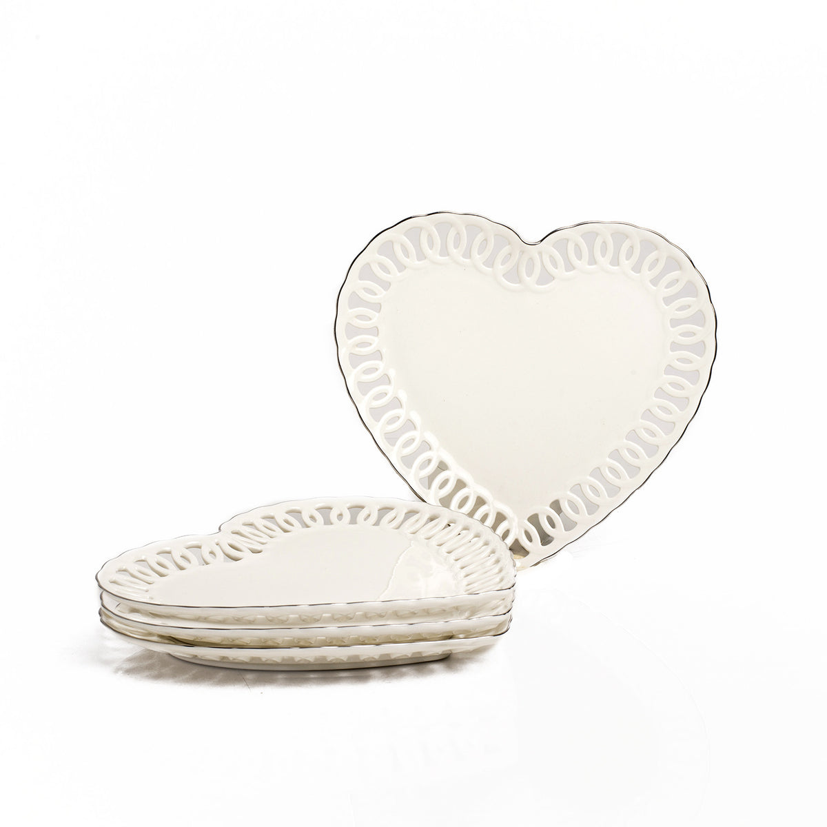 HEART PLATE SET OF 4 – Yedi Houseware
